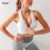2022 Seamless Sports Bra Top Fitness Women Racerback Running Crop Tops Femme Pink Workout Padded ...