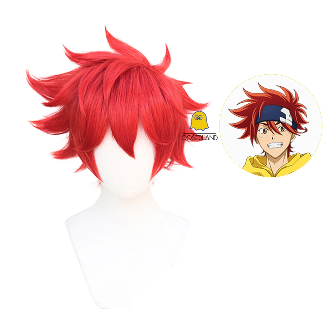 Anime Girl With Short Spiky Red Hair