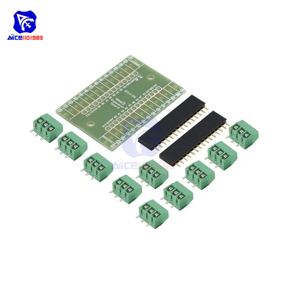 Diymore-nano-io-terminal-m-dulo-adaptador-para-arduino-controlador-v1-0 ...