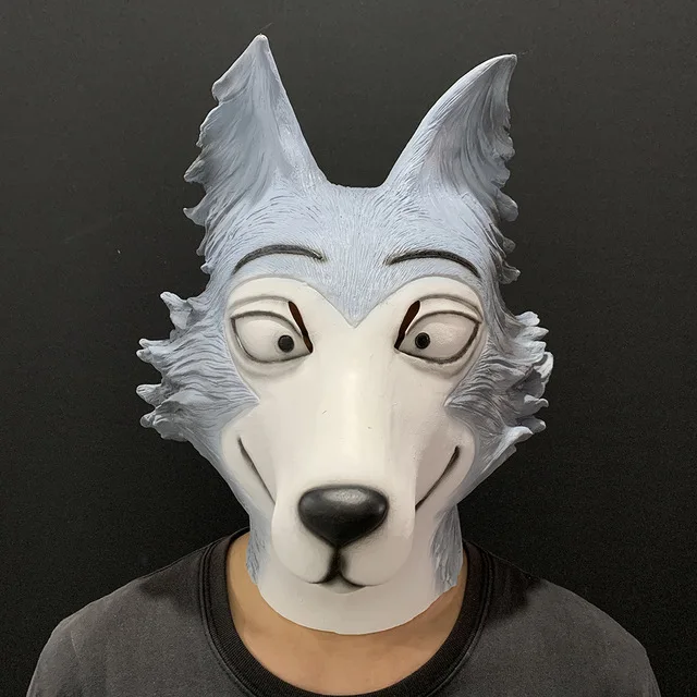 Anime Beastars Legosi Animal Wolf Claws Cosplay Masks, Glove And Tail ...