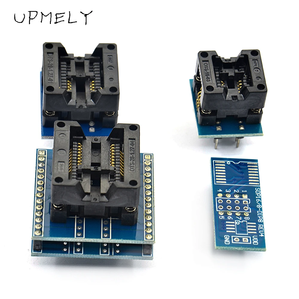 Adaptadores programadores originales, Kit de adaptadores SOP8 + SOP16 ...