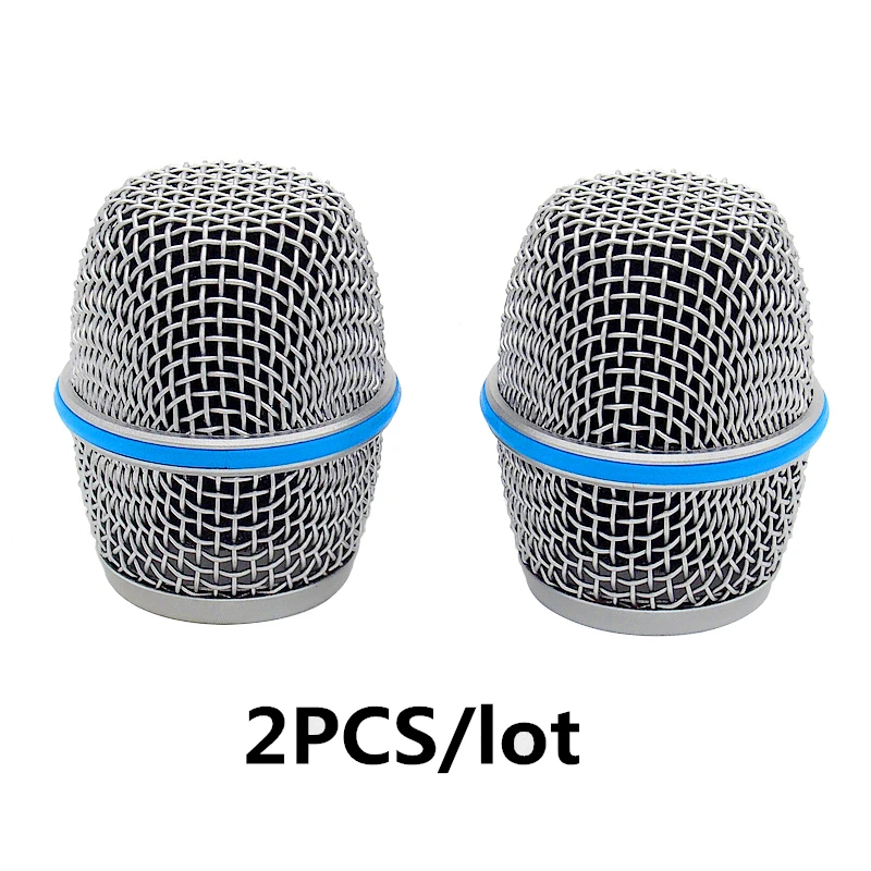 2PCS-Microphone-Ball-Head-Mesh-Grille-For-Replacement-of-Shield-Mesh ...