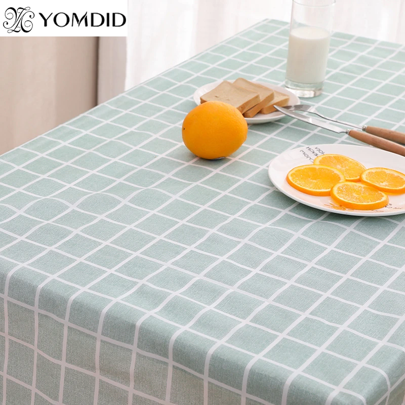 PVC Tablecloth Waterproof Oilproof Tablecloth Geometric Pattern for ...