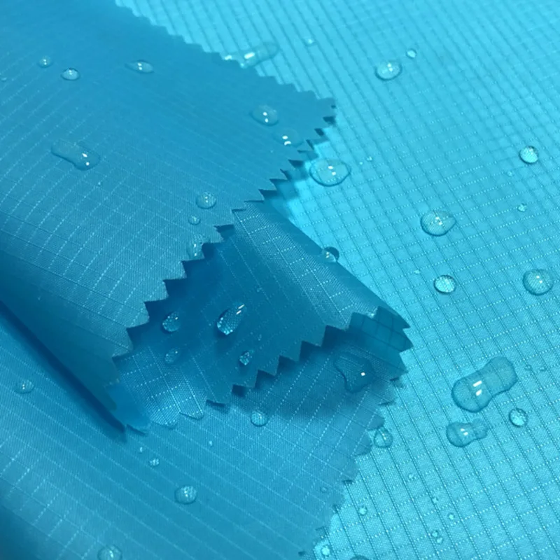 3/5/10m 210T Ripstop Fabric Waterproof PU Coated Taffeta Outdoor Fabric ...