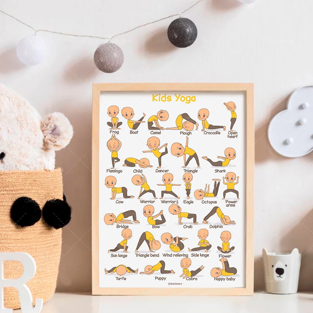 Kids Yoga Poster