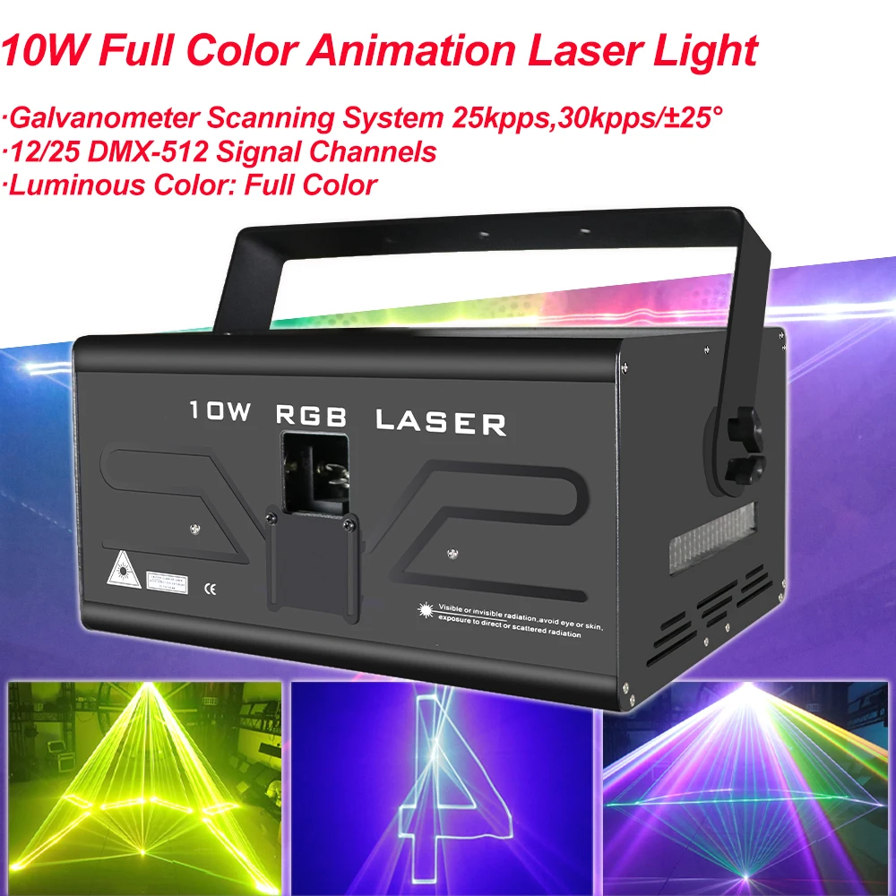 10W-Full-Color-Animation-Laser-Lines-Beam-Scans-DMX512-DJ-Dance-Bar ...