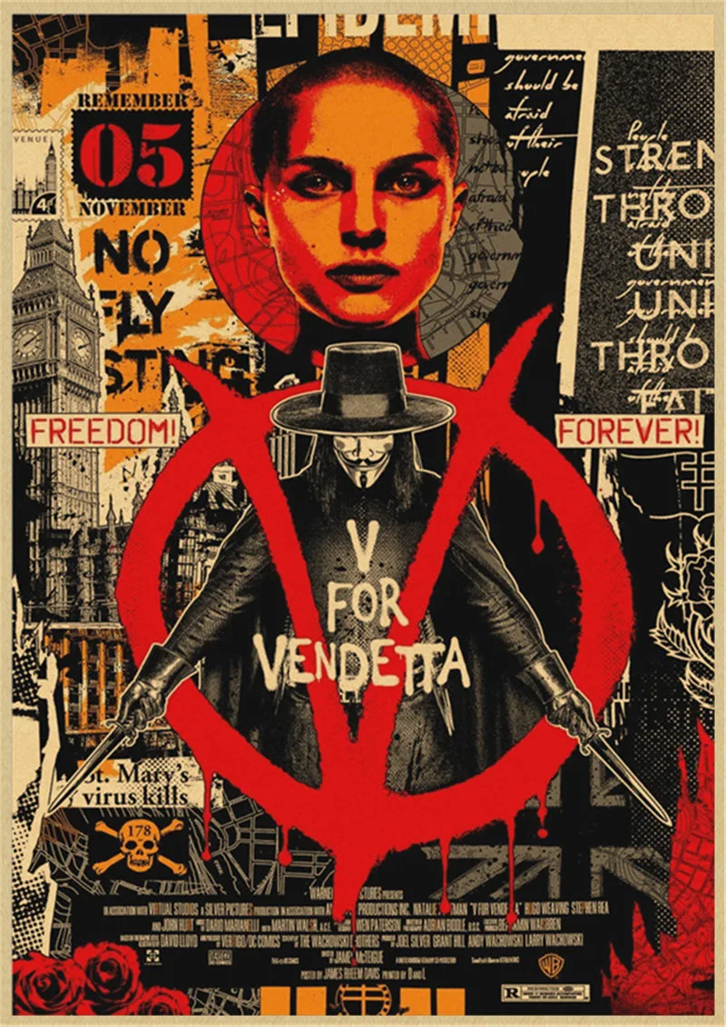 V For Vendetta Movie Wallpaper