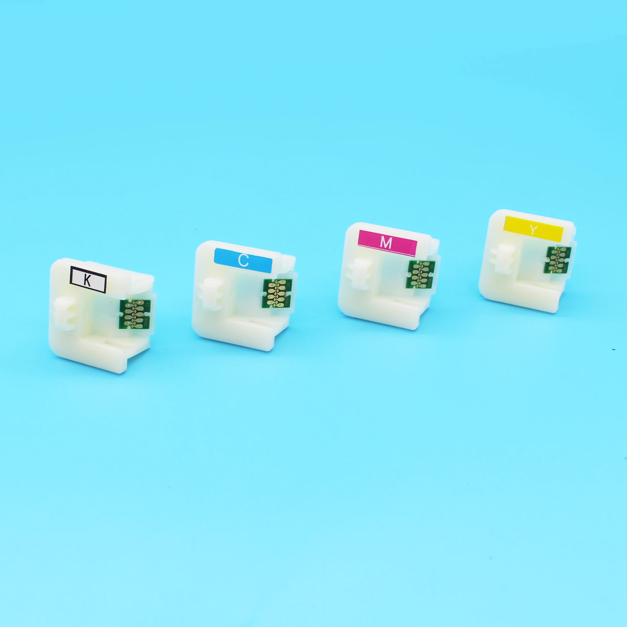 4-Colors-T741X-T7414-T7411-Ink-Chips-For-Epson-SC-F6070-F6000-F6200 ...