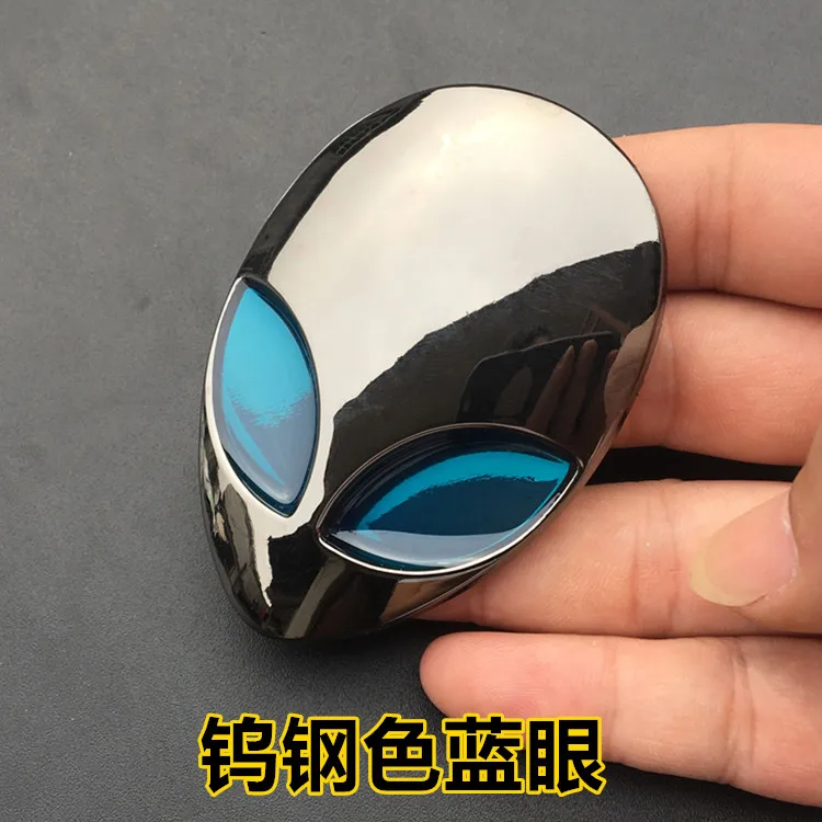 【Mary DAI Store】Metal 3D Alienware Alien Head Auto Logo Sticker Vinyl ...