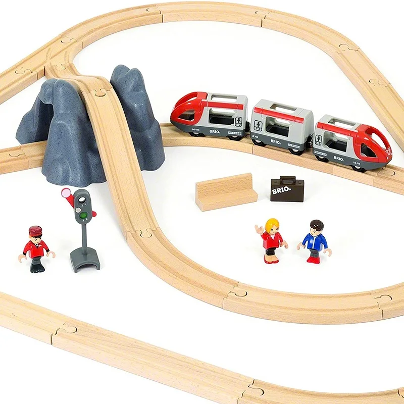 DIY-Wooden-Train-Track-Set-Compatible-with-All-Major-Brands-Toys-For ...