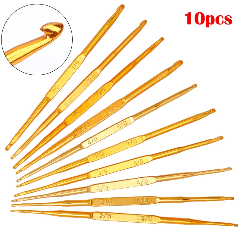 LMDZ-10Pcs-Double-End-Double-Size-Crochet-Hook-Knitting-Needle-Set ...