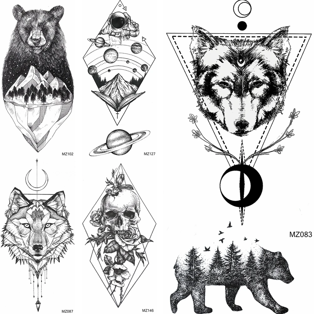 Geometric Wolf Body