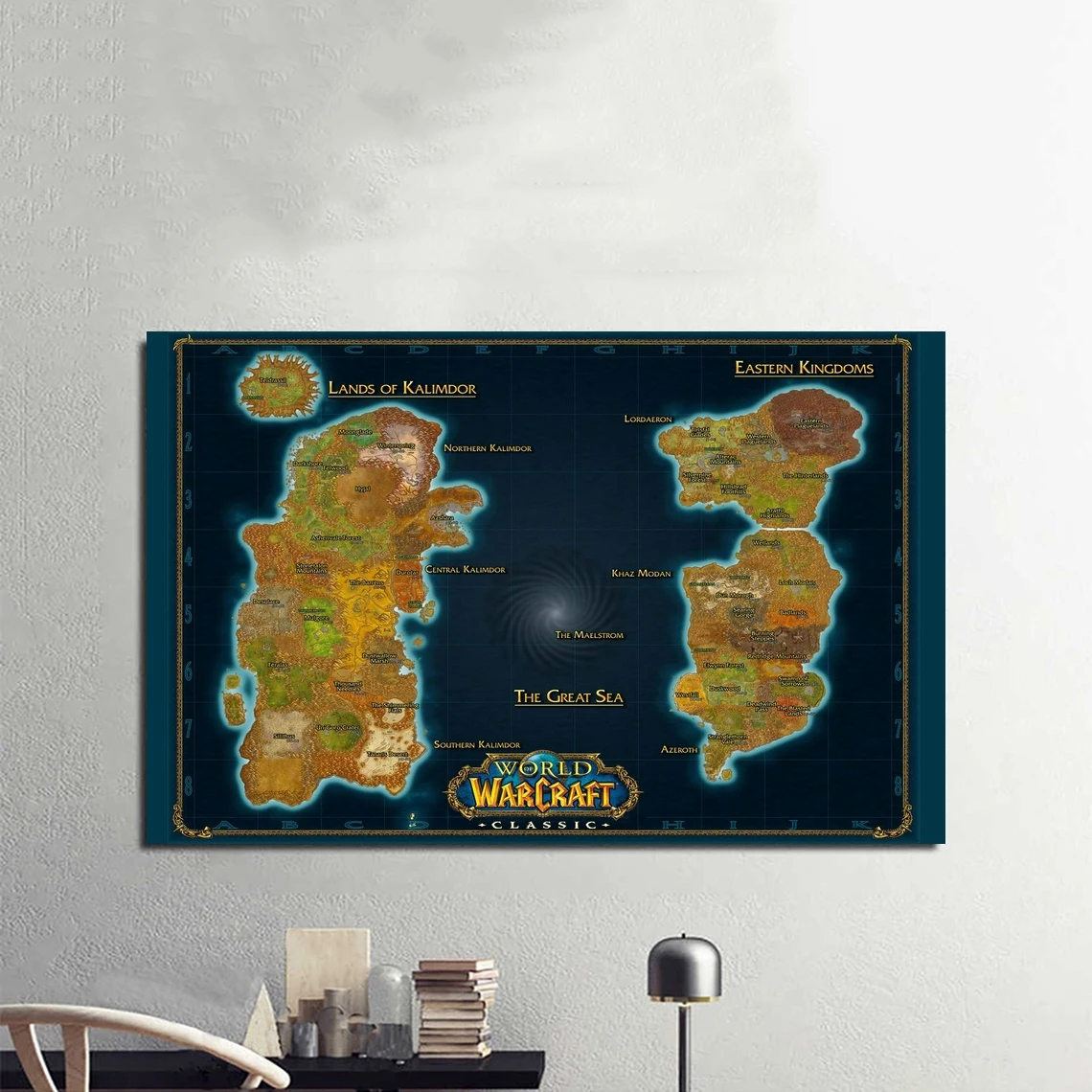 Azeroth Map Zones