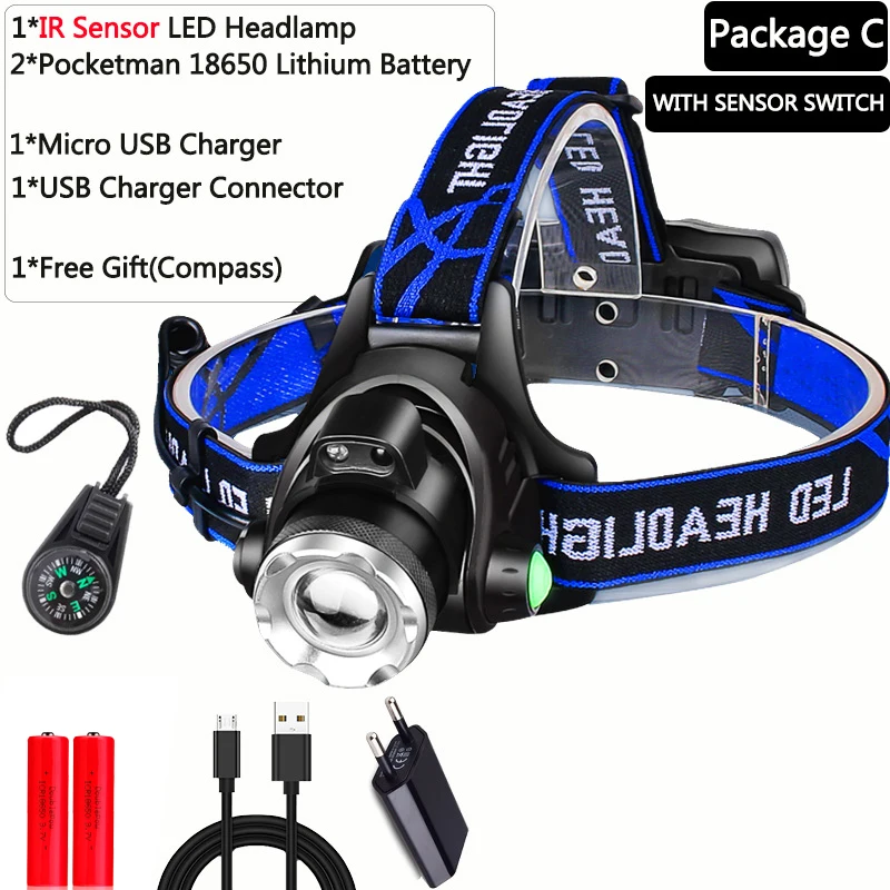 Sport en vakantie Goodyear Head Light Torch Lamp Headlamp Cree LED ...