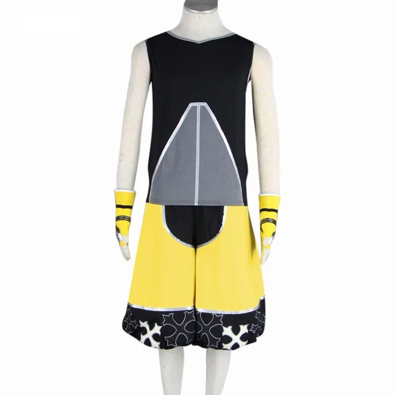 Anime Kingdom Hearts Sora Yellow Outfit Cosplay - AllCosplay.com