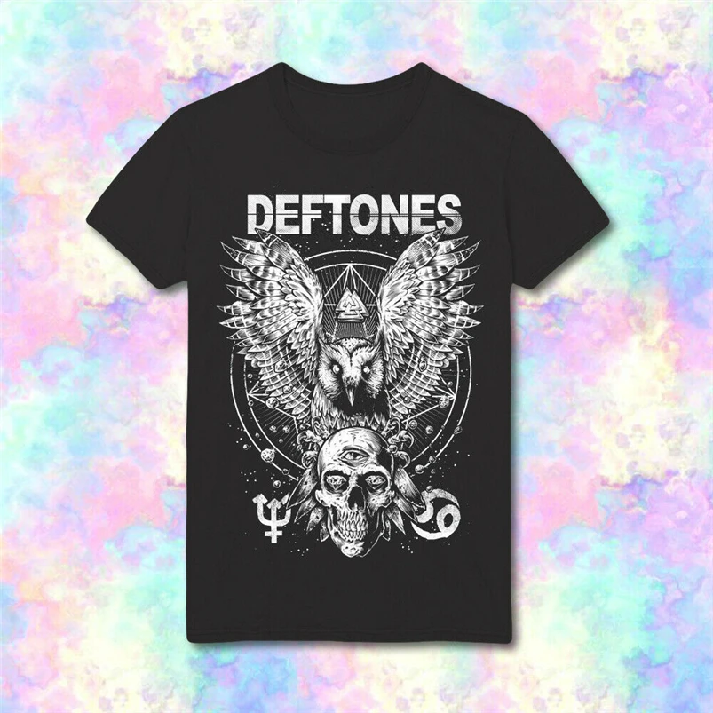 Deftones Diamond Eyes Owl And Skulls Band Rock Indie Music Hd81 Black T ...