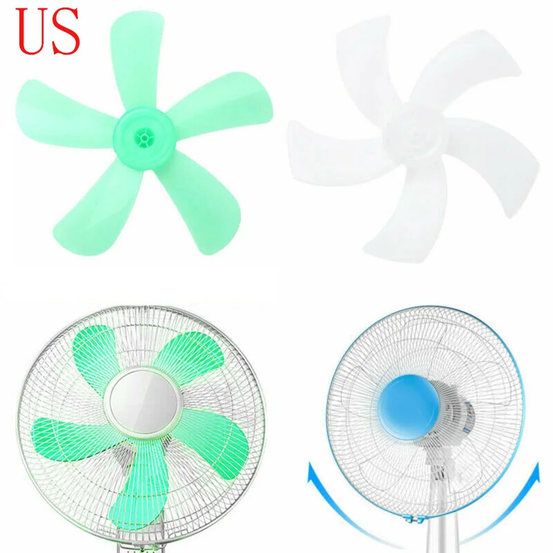 16-18-Plastic-Fan-Blade-Big-Wind-5-Leaves-Stand-Table-Fan-Blade ...