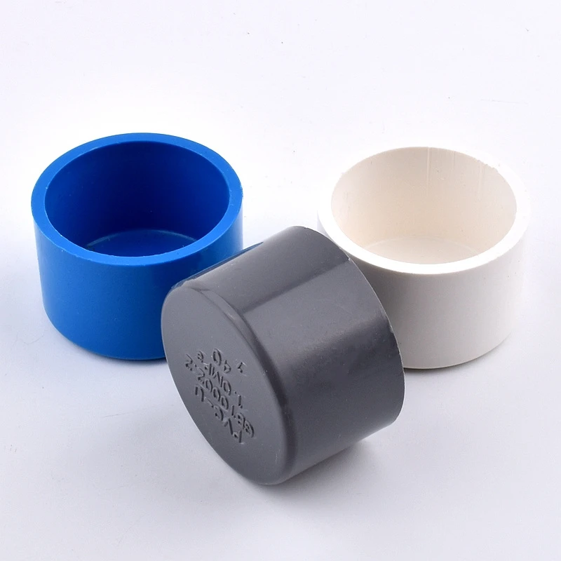 1-5pcs 20/25/32/40/50/63/75/90/110mm Pvc End Cap For Garden Irrigation ...
