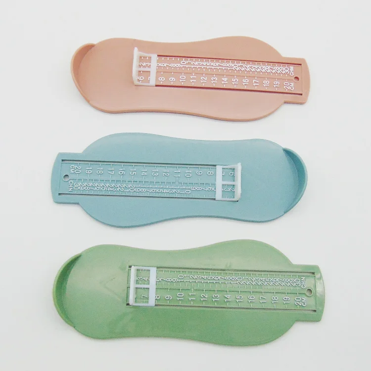 3 Colors Baby Foot Ruler Kids Foot Length Measuring device child shoes ...