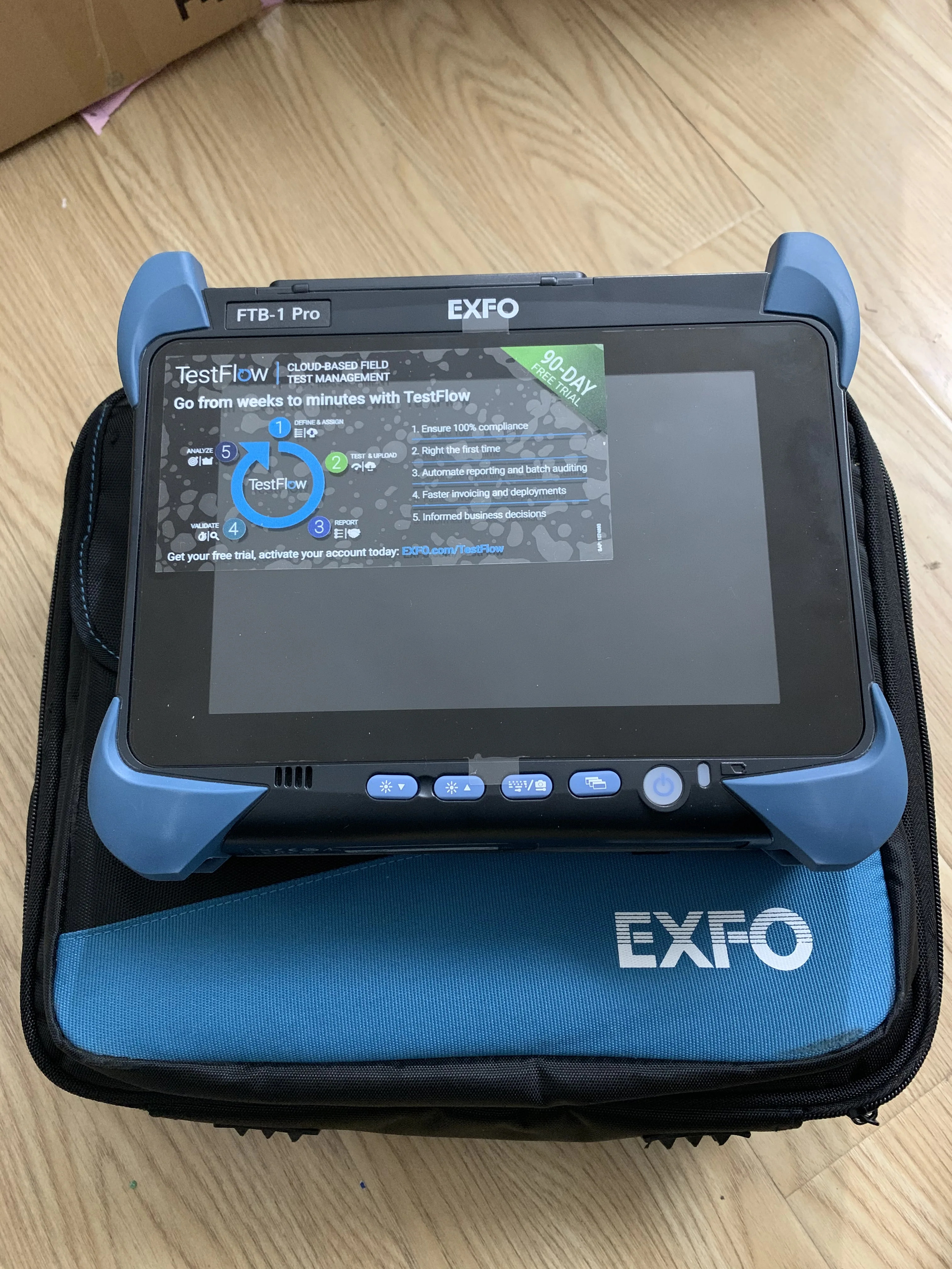 EXFO-FTB-1-v2-PRO-platform-with-FTBx-720C-SM1-module-SM-OTDR-1310 ...