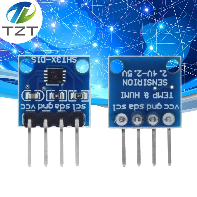 Original I2C interface SHT30 SHT30-D Digital Output Temperature Humidity Sensor Accuracy ...