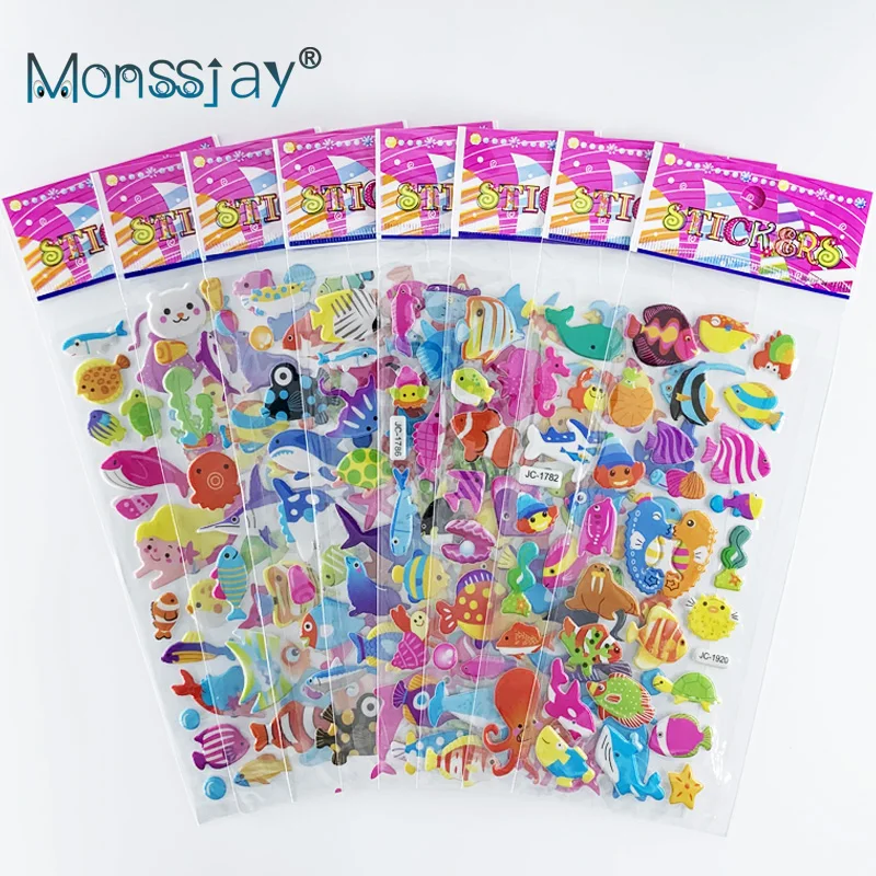 Stickers, Labels & Tags Fish Sticker Sheet Bundle Laptop Stickers Pack ...