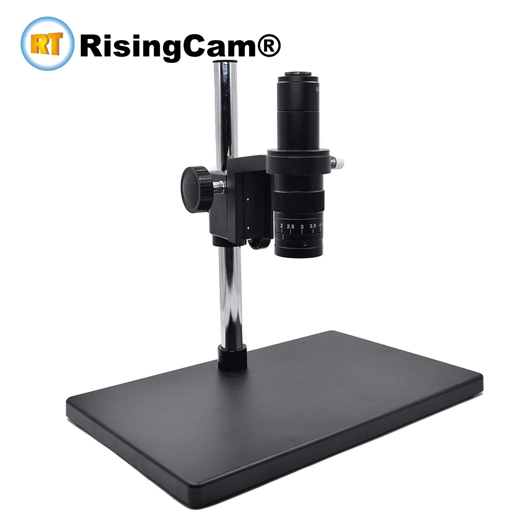 Zoom 0.7x 4.5x Monocular Zoom Stereo microscope 0.5X C mount ...