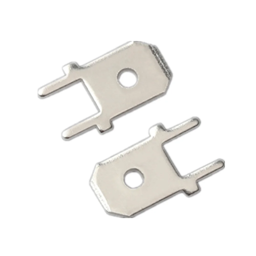 100pcs 6.3 Circuit Board Insert 6.3mm Pcb Soldering Terminals Circuit ...