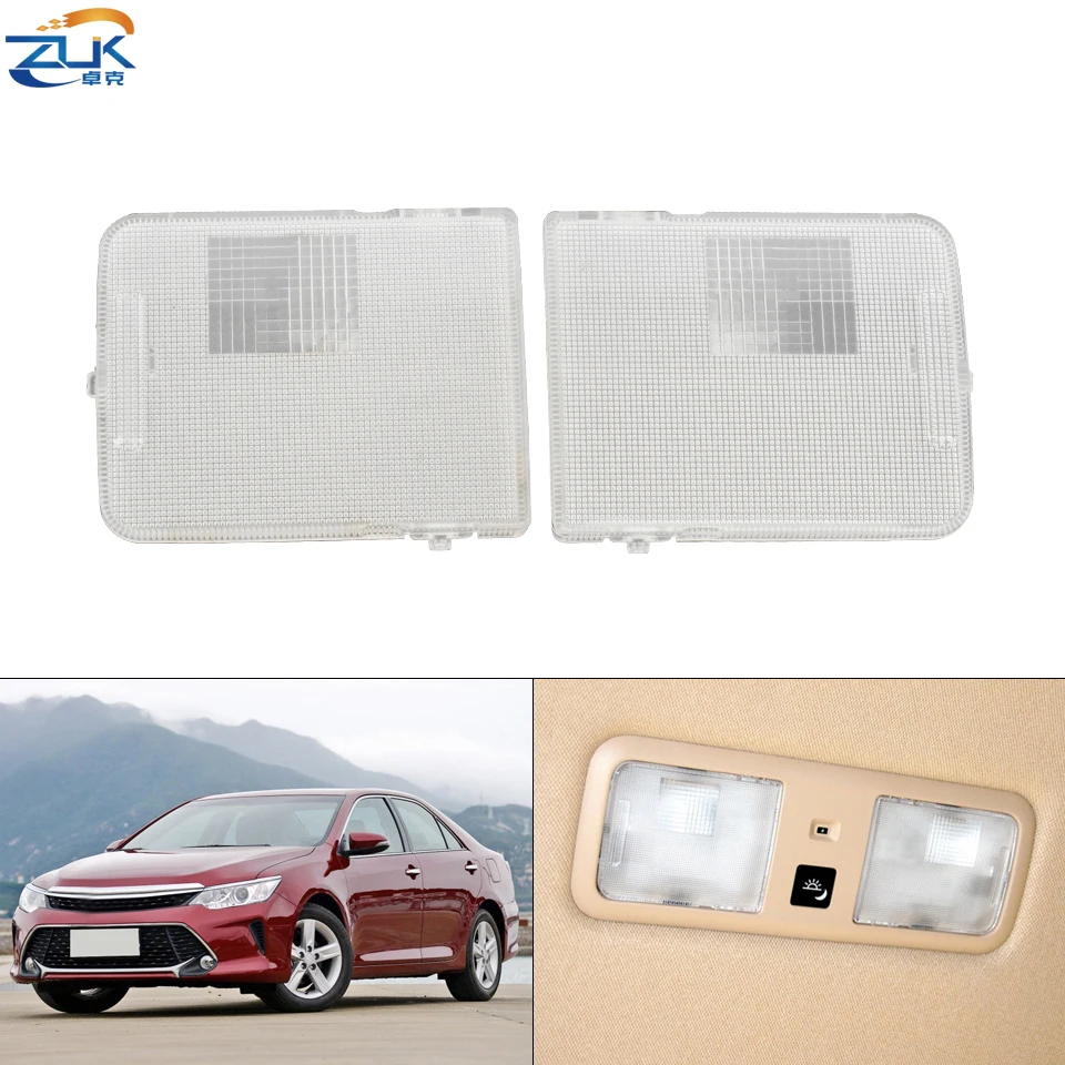 ZUK Car Roof Rear Dome Map Reading Light Cover Vanity Lamp Lens For ...