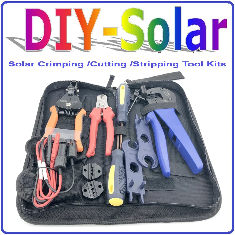 Crimping/cutting/stripping For Solar Pv Tool Kits,solar Crimping Tools ...