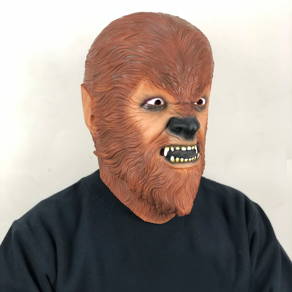 Chewbacca Mask Star War Cosplay Animal Orangutan Latex Masks Helmet ...