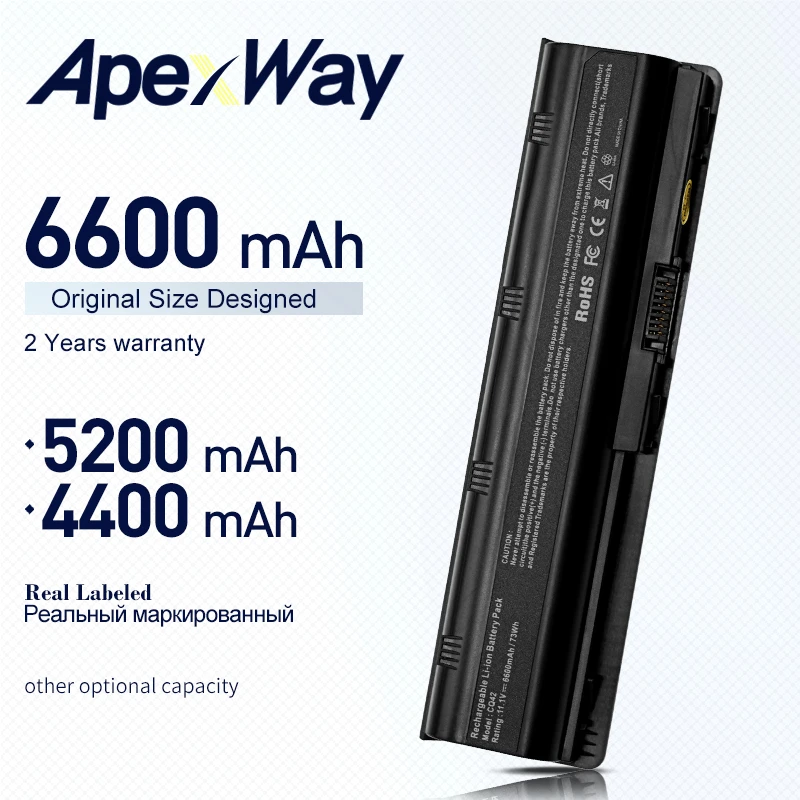 Apexway Mu06 Battery For Hp Pavilion Dm4 Dv3 Dv5 Dv6 Dv7 G4 G6 G7 G72 ...