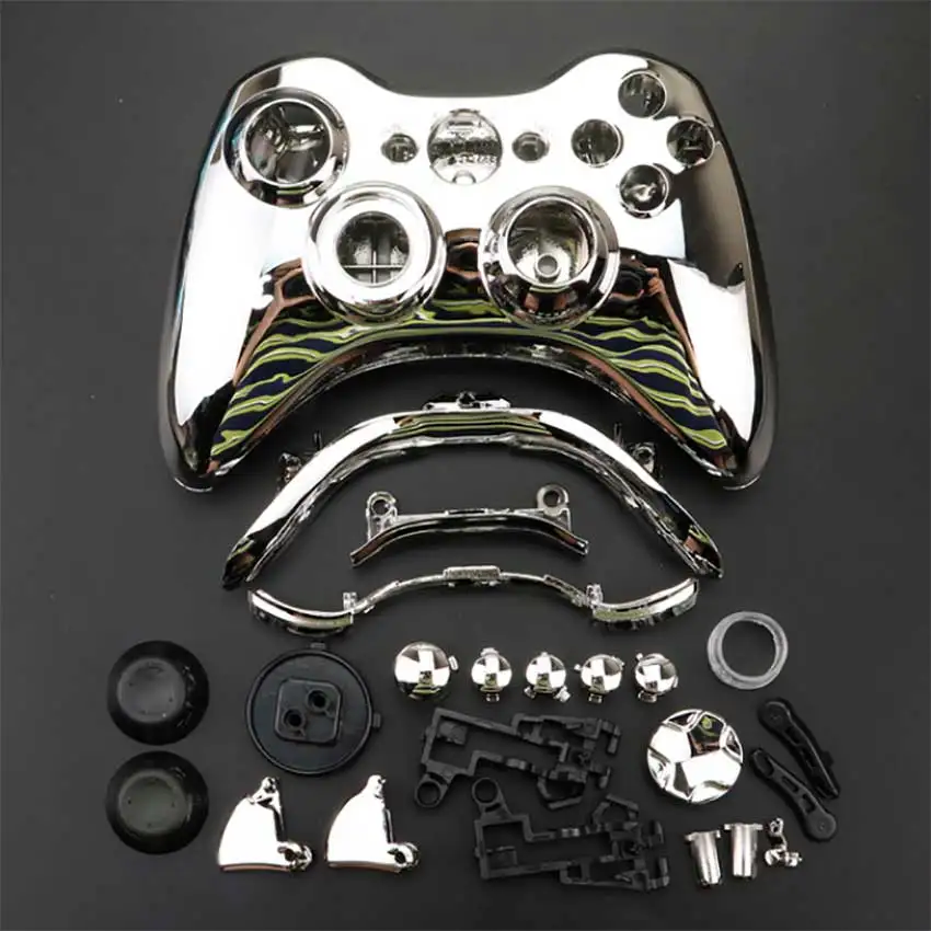 Silver Chrome Xbox 360 Controller
