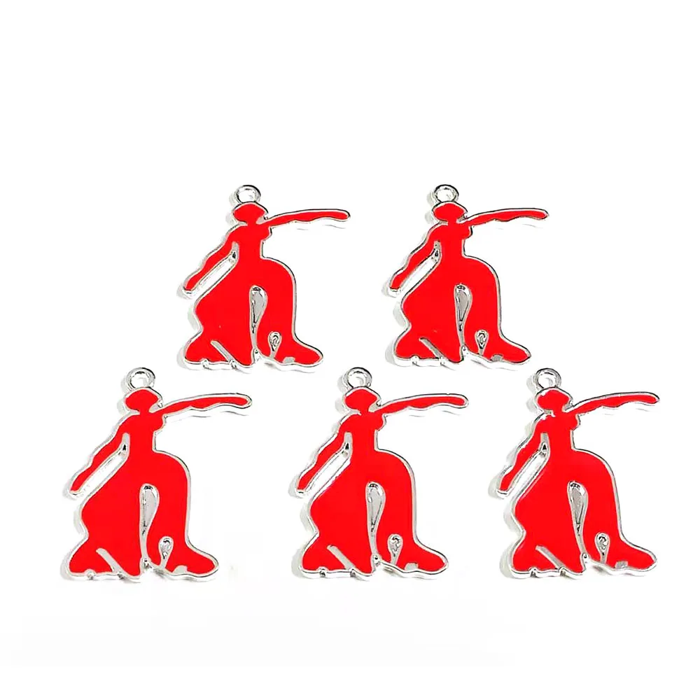 10pcs lady charms for women's handmade jewelry accessories|Charms ...