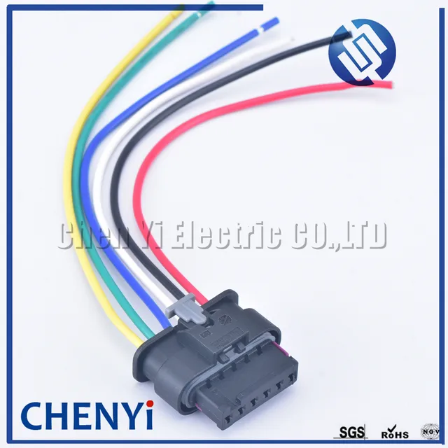 가속 스로틀 센서 커넥터, 자동차 리어 테일 브레이크 램프, 방수 하네스 플러그, 4F0 973 706 1-1718646-1 1 ...