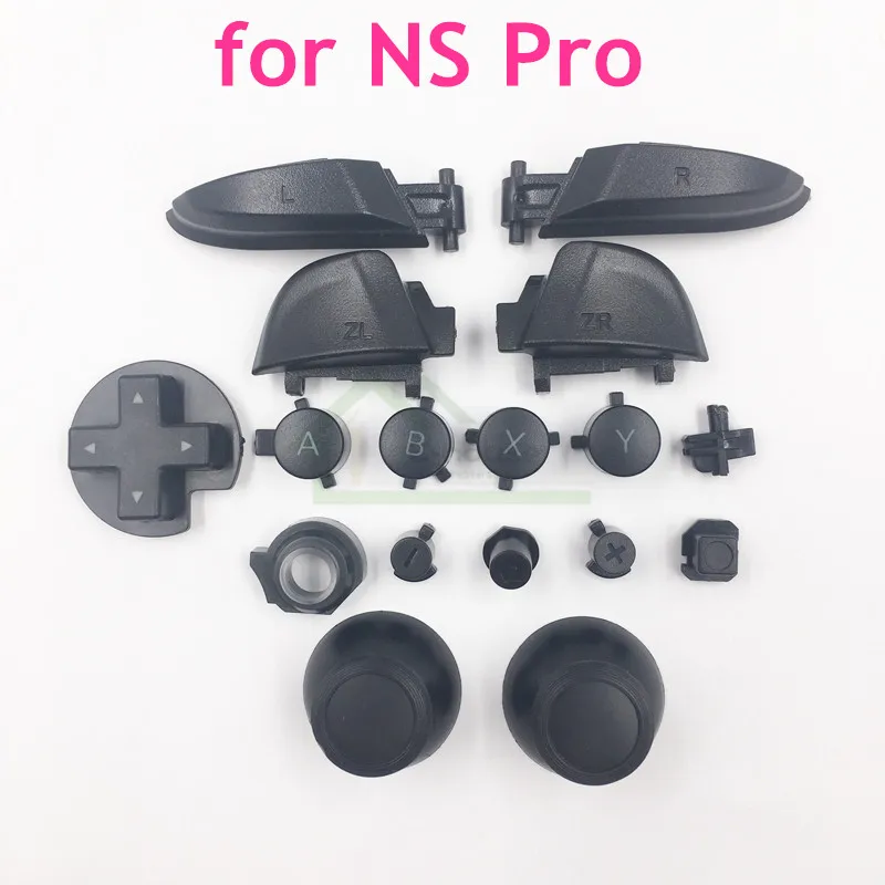 Left Right Lr Zl Zr Abxy Buttons Set Thumbstick Joystick Cap ...