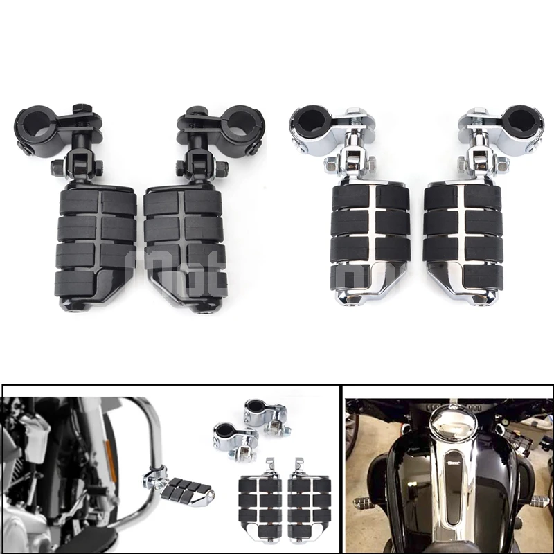 Motorcycle-Foot-Pegs-Foot-Rest-Highway-Footpegs-For-Road-King-Street ...