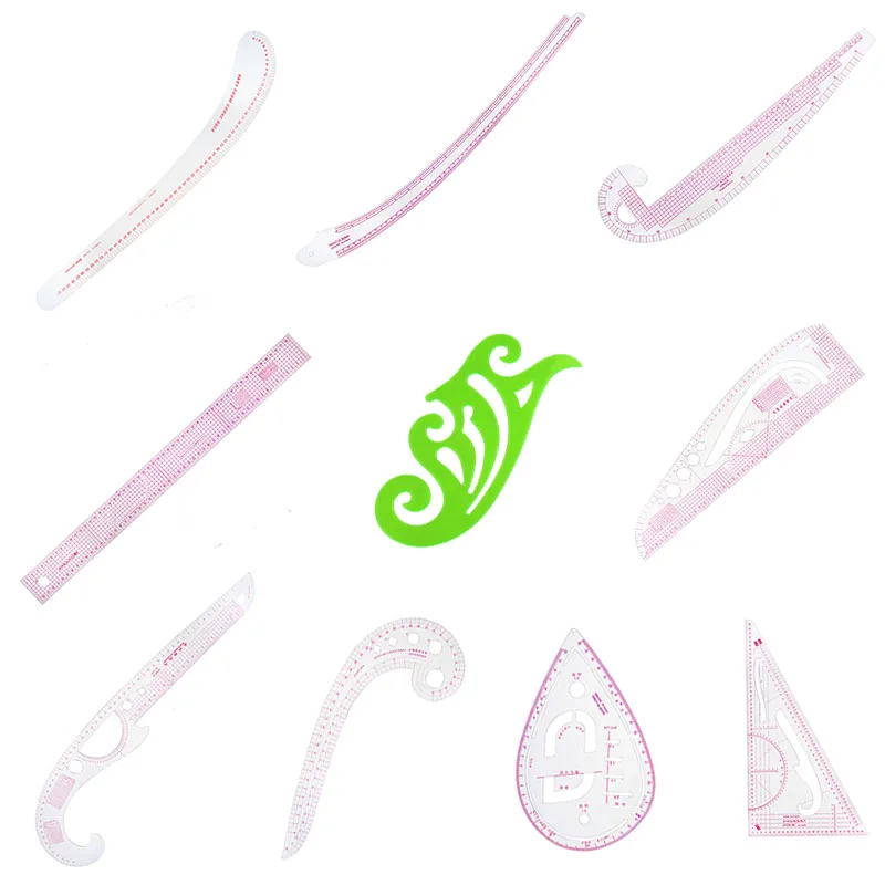 Multifunctional Suit Plate Making Ruler Clothing Proofing Cutting Ruler ...