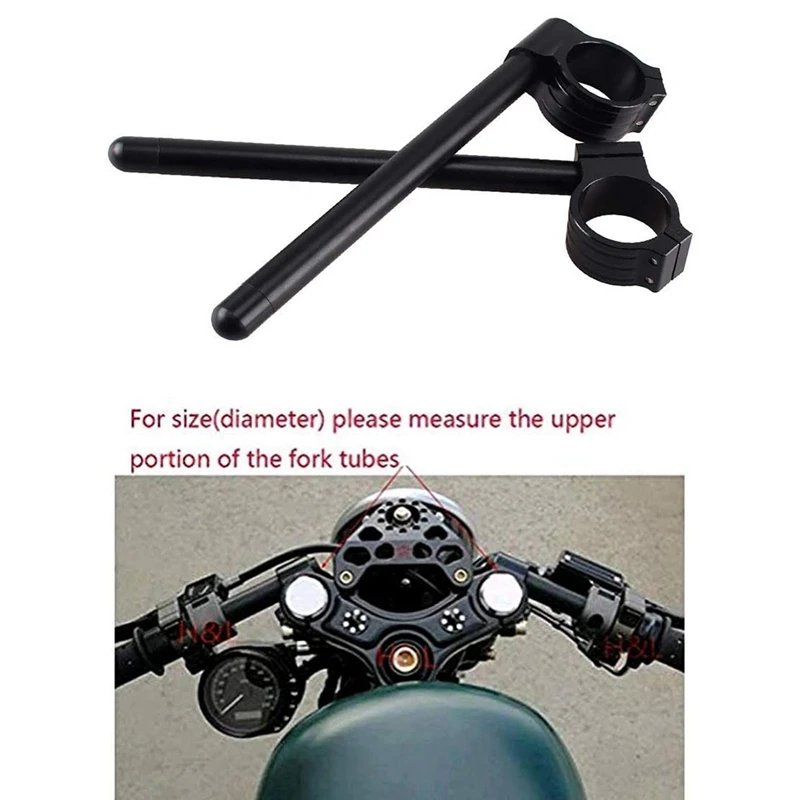 39MM Motorcycle Clip on 7/8 Fork Handlebars Raised for Yamaha YZF R6 ...