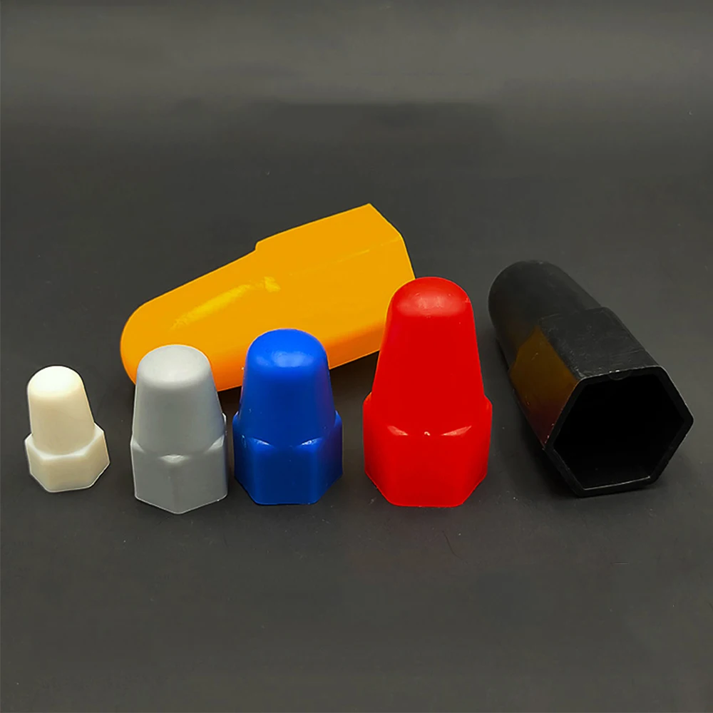Pe Hexagon Nut Protective Cap Anchor Bolt Protective Sleeve Plastic ...