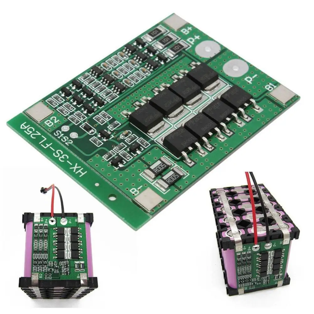 Drive module 3S 25A Li-ion 18650 BMS PCM Battery Protection Board 12.6V ...