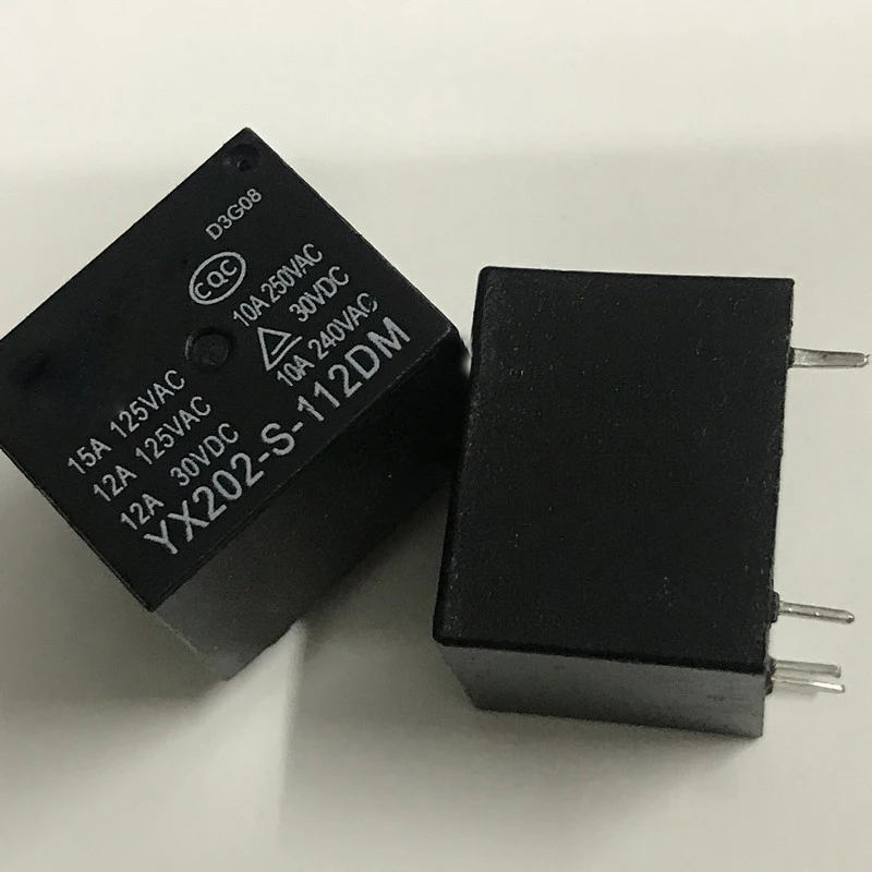 New-2pcs-lot-T73-YX202-S-112D-12V-4PIN-5PIN-YX202-S-112DM-Relay-15A ...