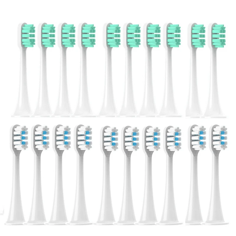 Replacement Brush Heads For xiaomi Mijia T300/T500/T700 Sonic Electric Toothbrush Soft Bristle ...