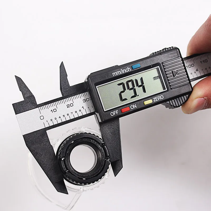 150mm 6 Inch Lcd Digital Ruler Electronic Carbon Fiber Vernier Caliper ...