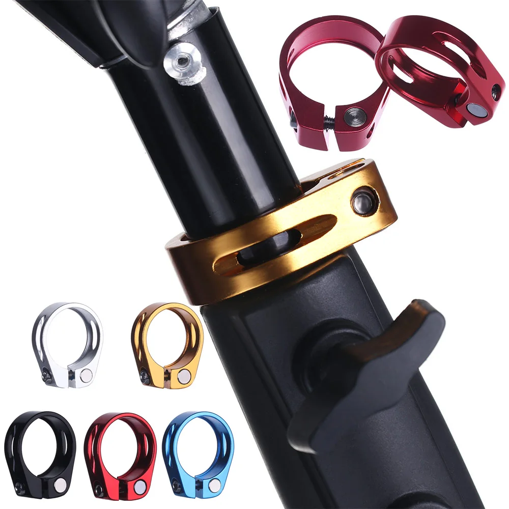 1PC-Bike-Colorful-Aluminum-Alloy-Tube-Clip-Quick-Release-Seatposts ...