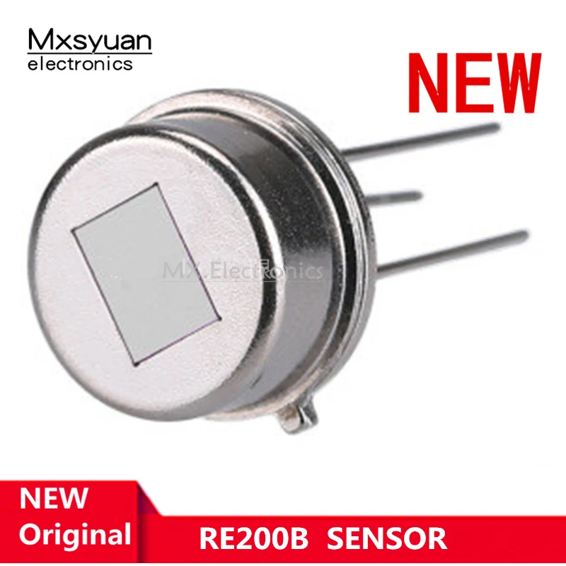 10PCS~50PCS/LOT RE200B pyroelectric infrared sensor RE200B-P PIR human ...