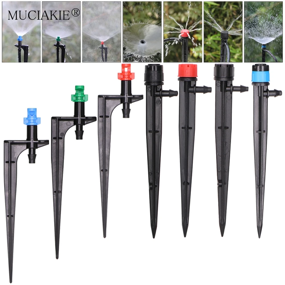 15PCS Gardening Watering Drip 13CM Stake Emitters Sprayer Vortex ...