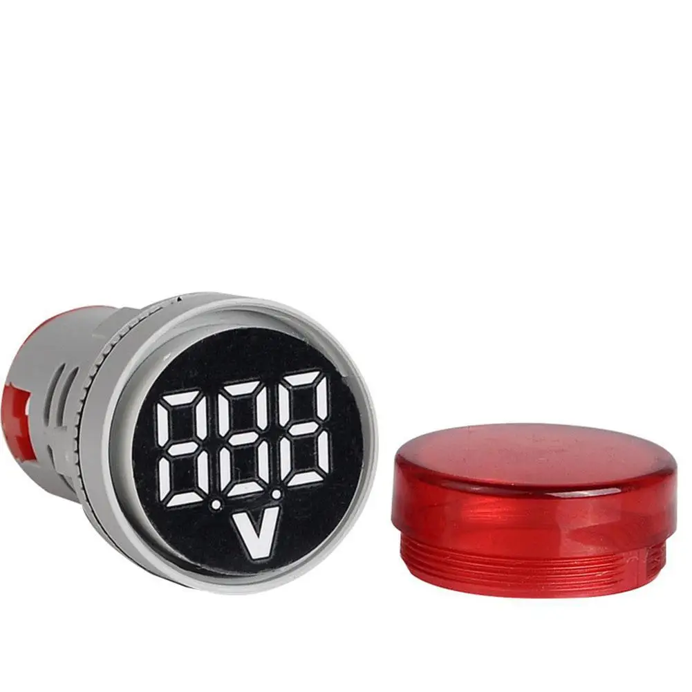 22mm Led Digital Display Gauge Volt Voltage Meter Indicator Signal Lamp ...