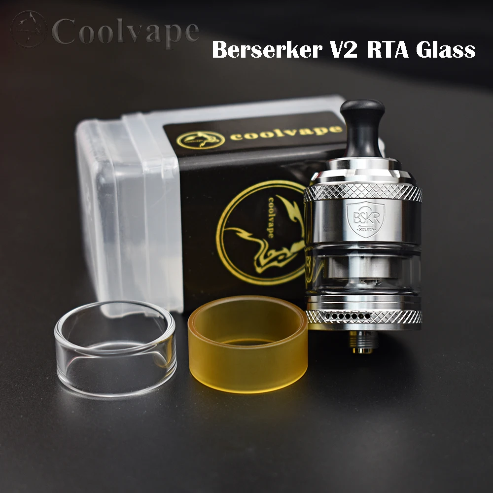 Berserker-V2-MTL-RTA-3ml-capacity-glass-Tube-Oil-storage-barrel ...