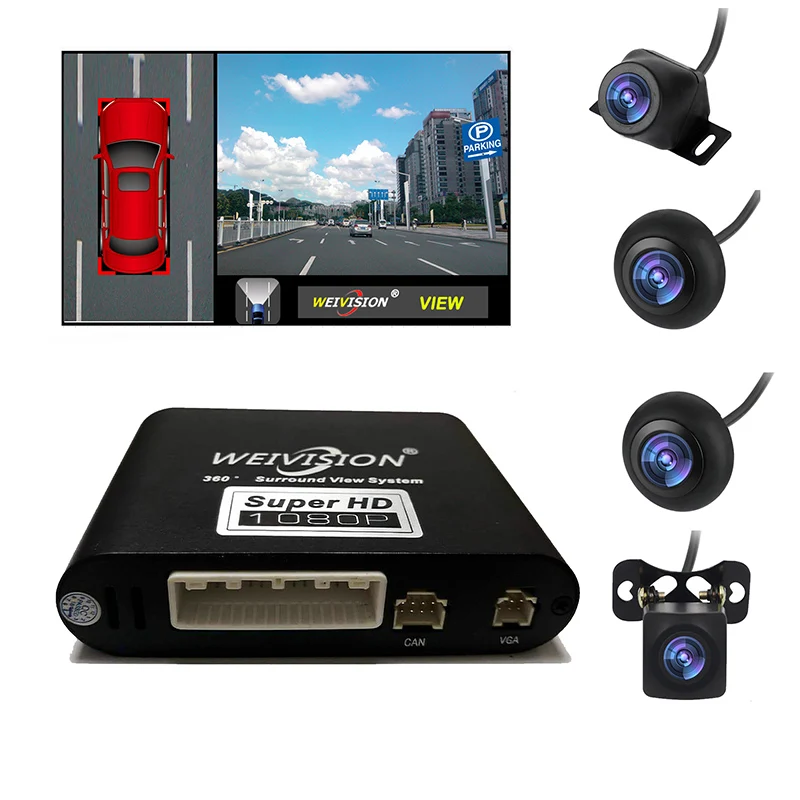 Weivision 360 bird View Car recording Panoramic View, All round View ...
